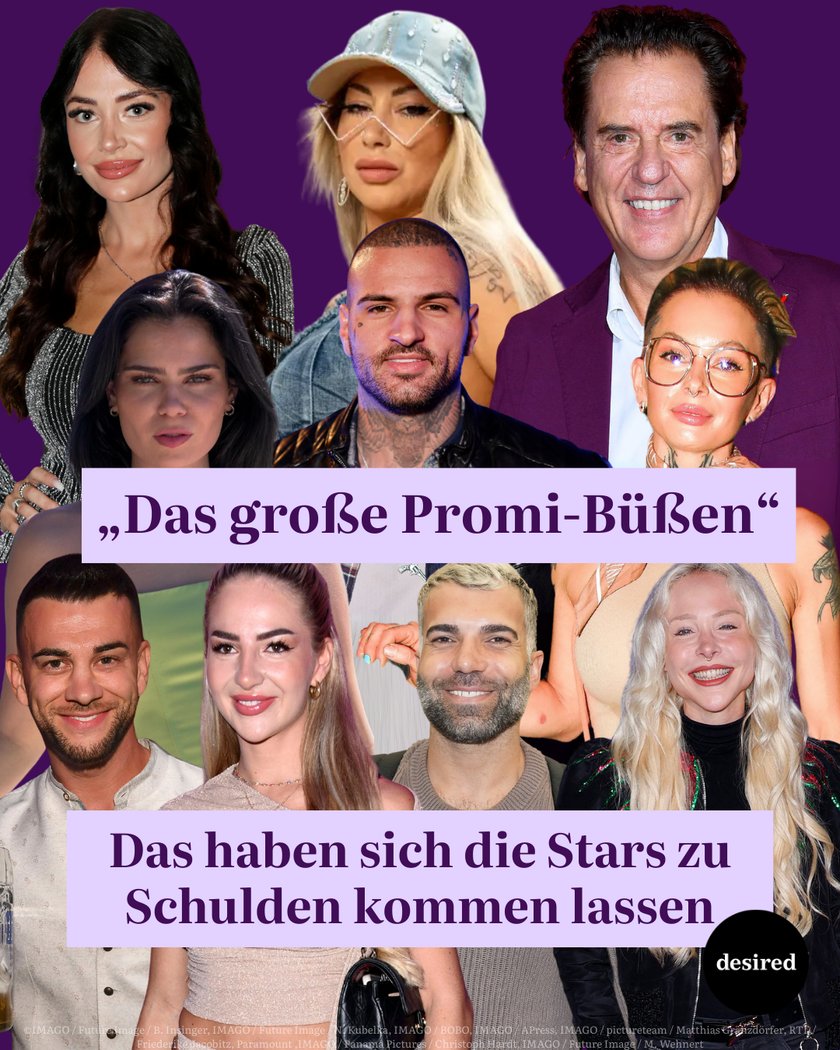 „Das große Promi-Büßen“: Das haben sich die Stars zu Schulden kommen lassen