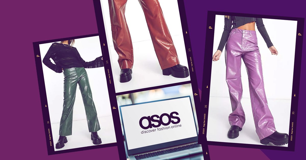 Gegen den Winter-Blues: Diese knalligen Lederhosen von Asos lieben wir