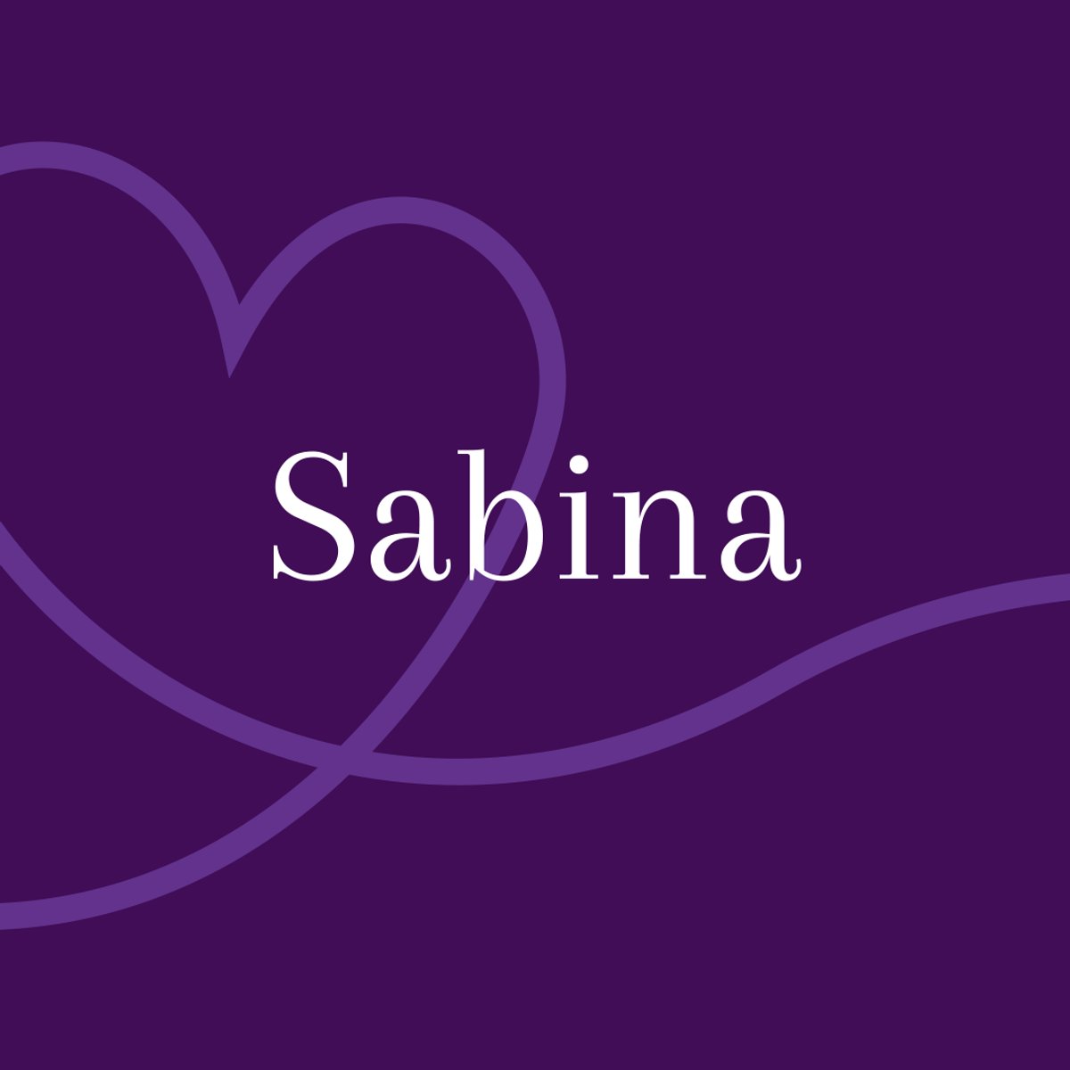 Sabina Name Wallpaper