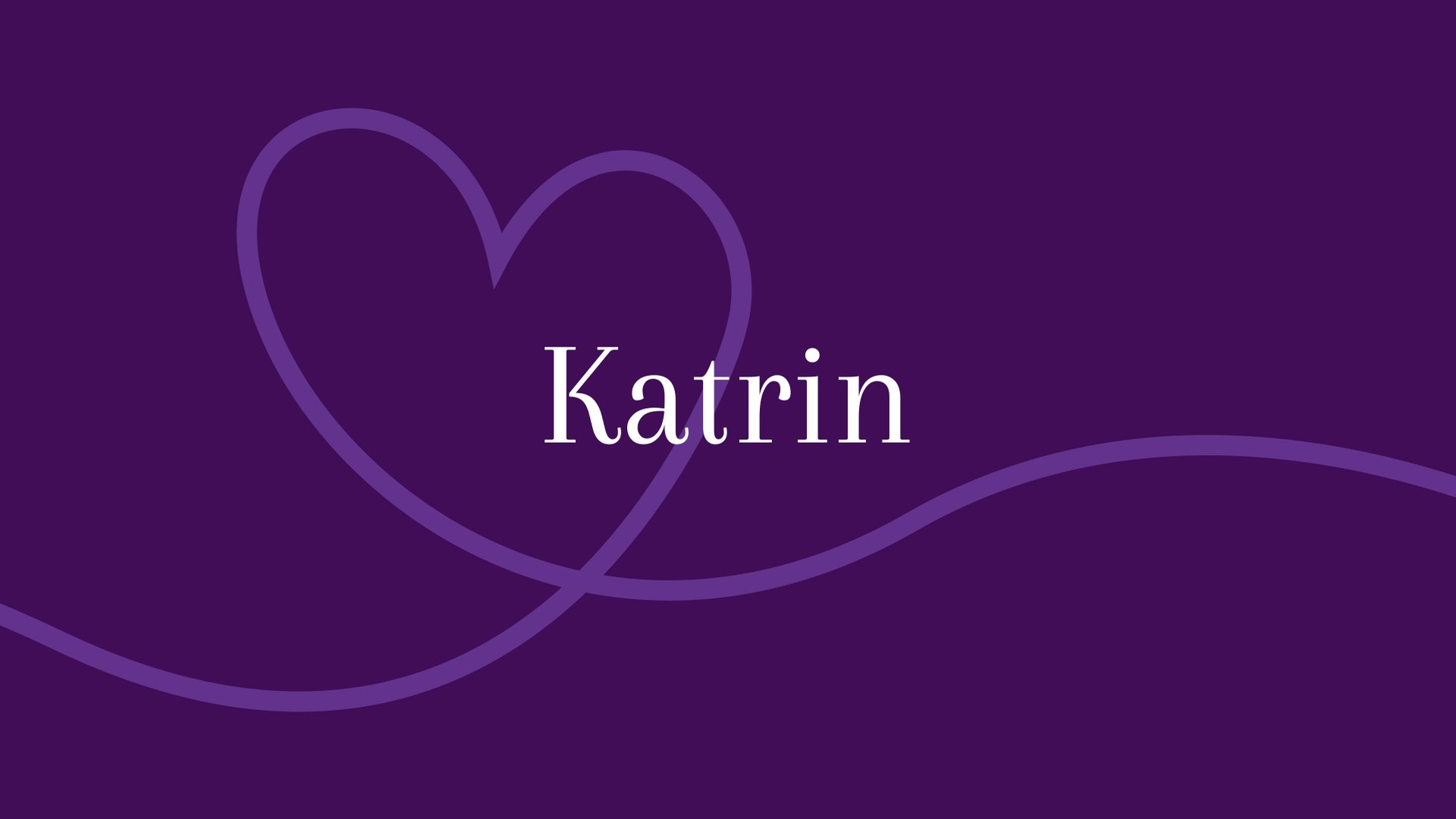 Katrin - Herkunft und Bedeutung des Vornamens