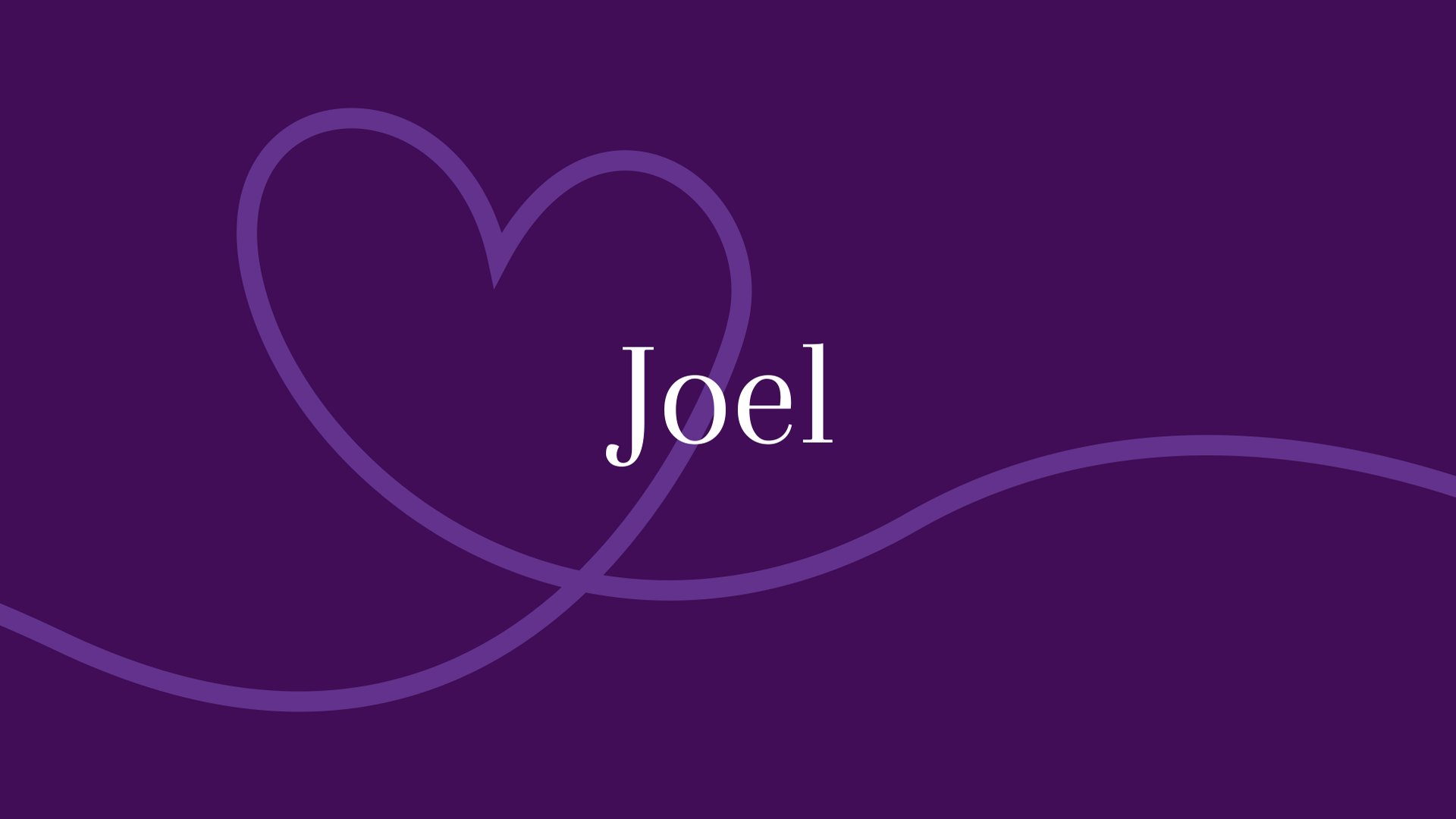 Joel - Herkunft und Bedeutung des Vornamens