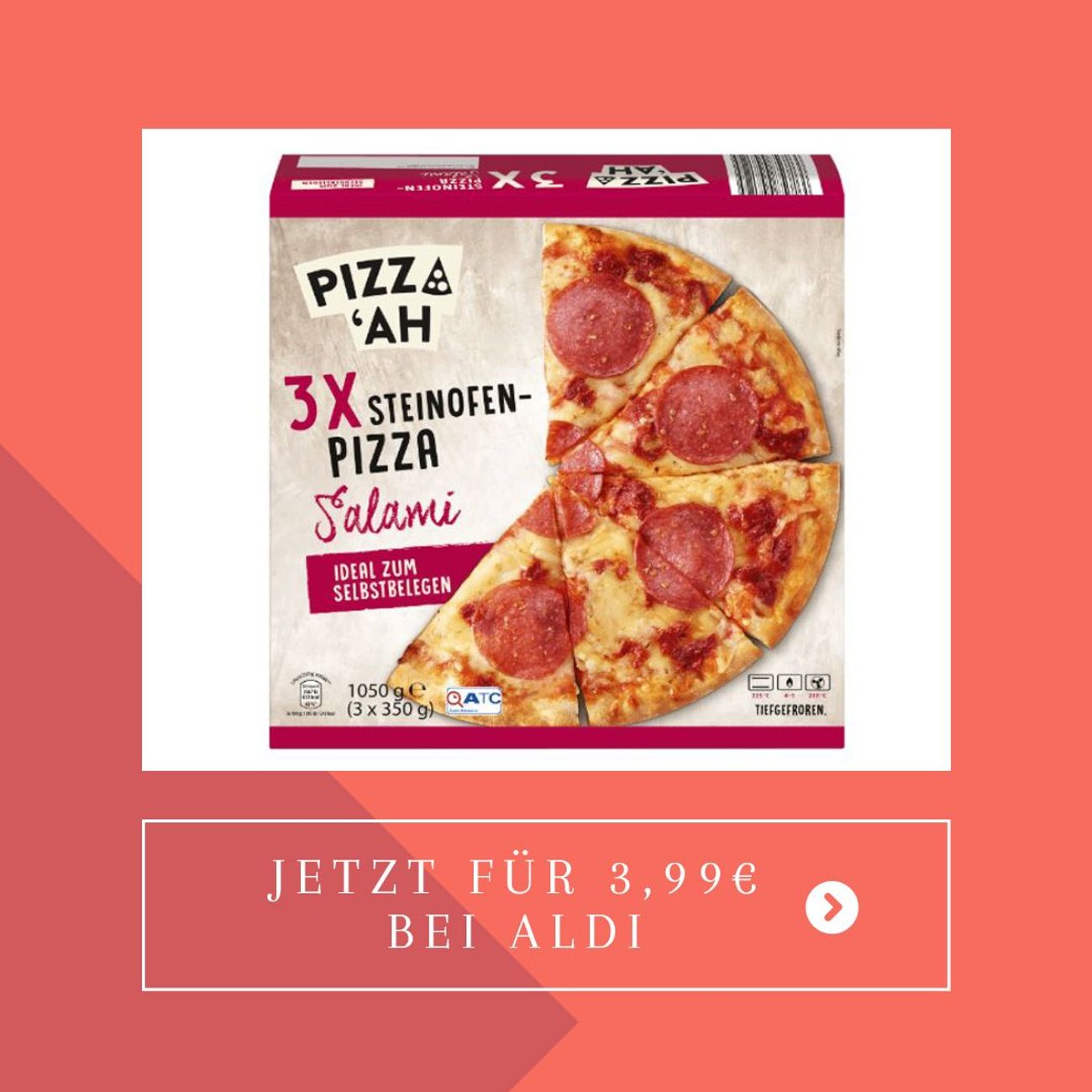 Stiftung Warentest checkt Tiefkühlpizza: Dieses Discounter-Produkt ist ...