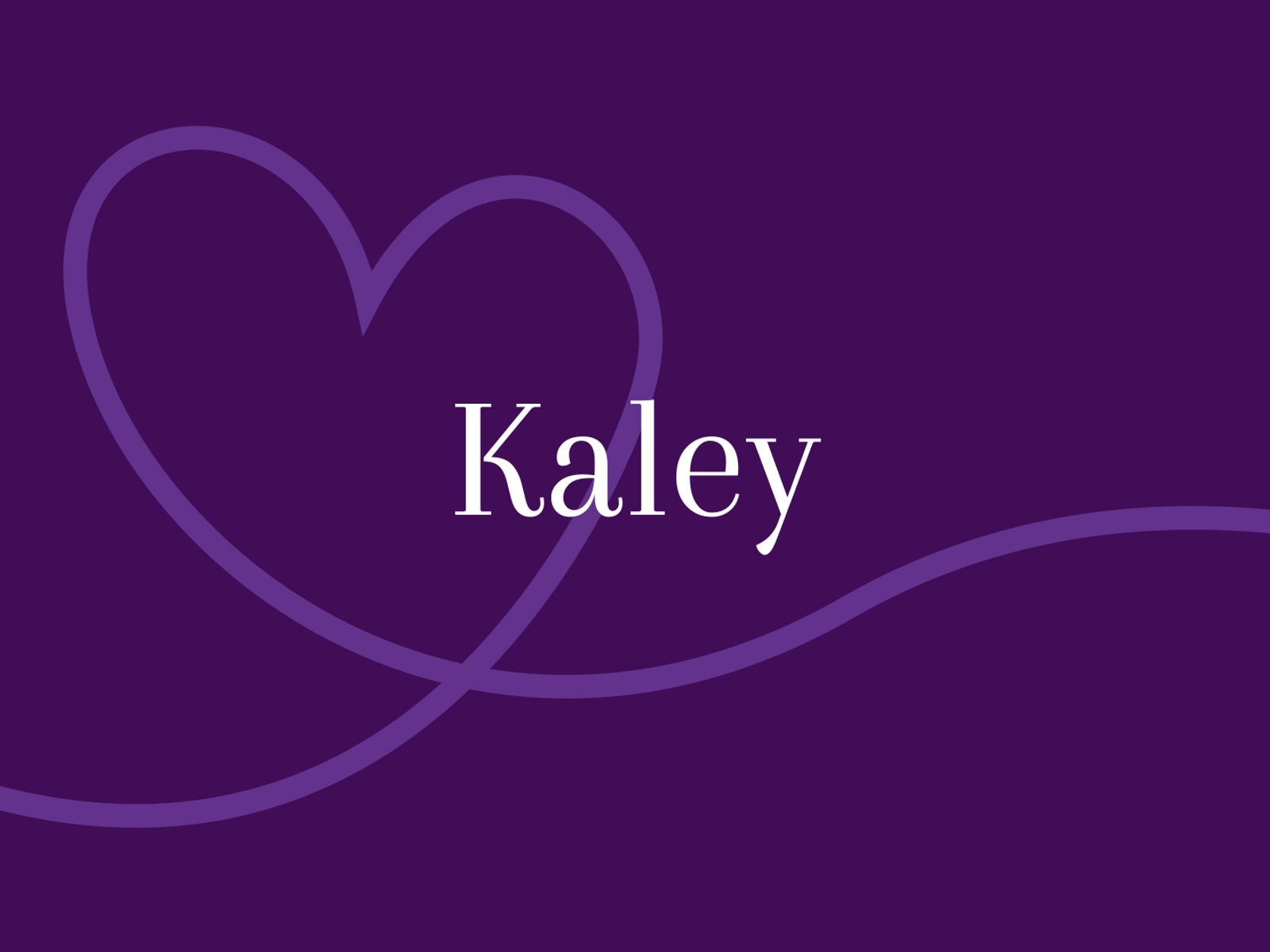 Kaley Name