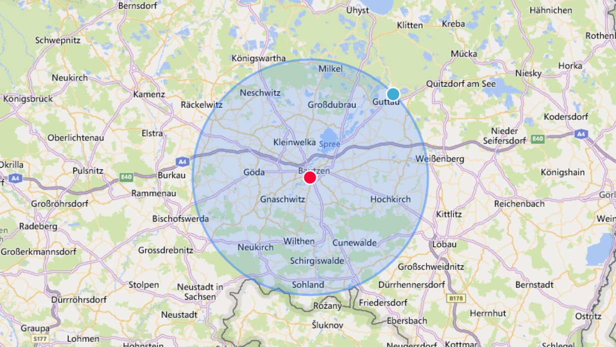 Maps-Trick: So siehst du direkt, wie weit dein 15-km-Radius reicht