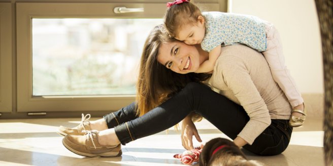 Kinderfrau für die Babybetreuung