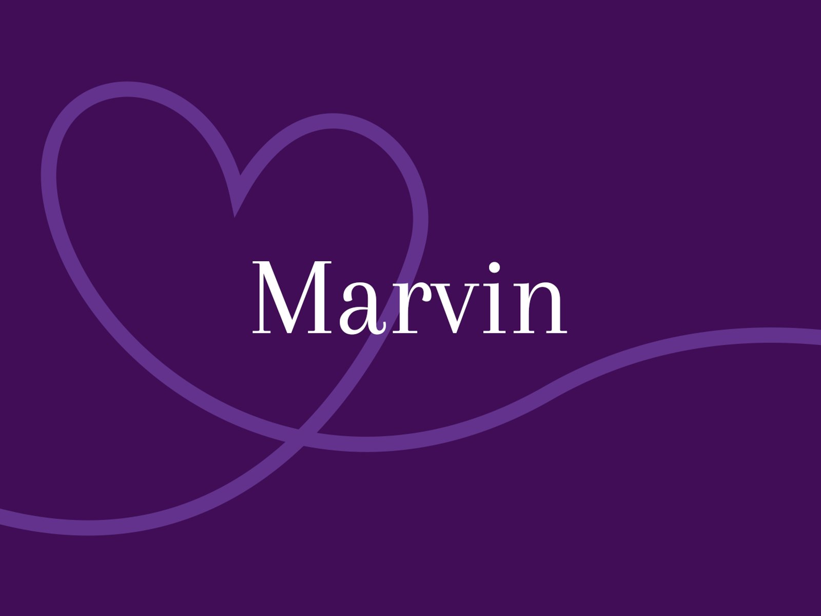 Marvin Name Wallpaper